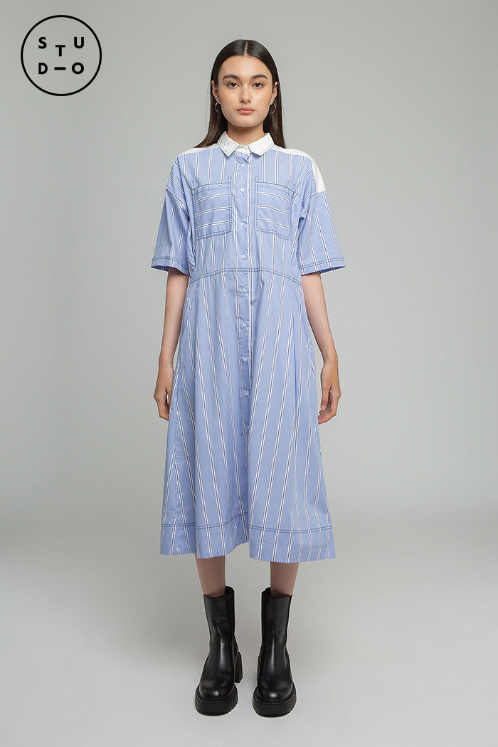 Blue Striped Boan - Defect Sale – COTTONINK