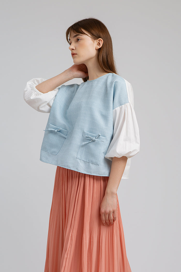 Light Blue Tweed Aether – COTTONINK