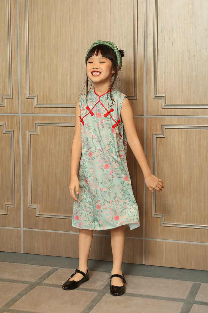 Mint Green Blossom Jiao – COTTONINK