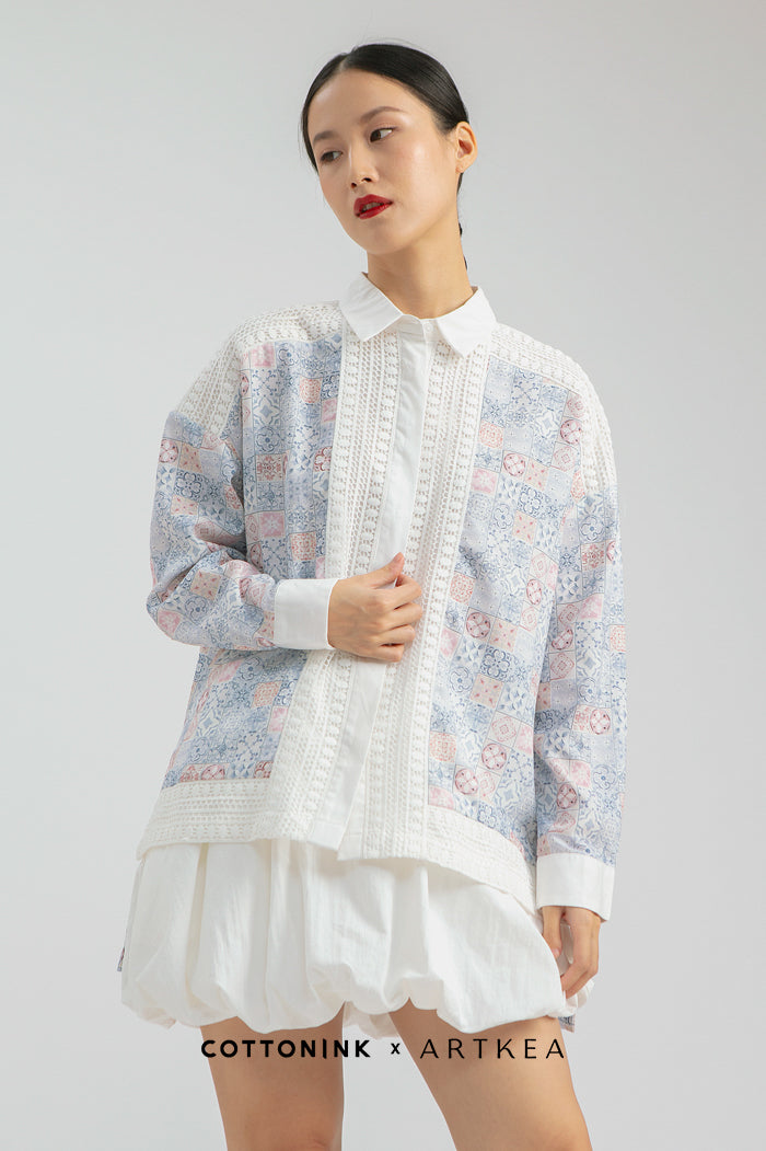 Grey Lace Rowena B – COTTONINK